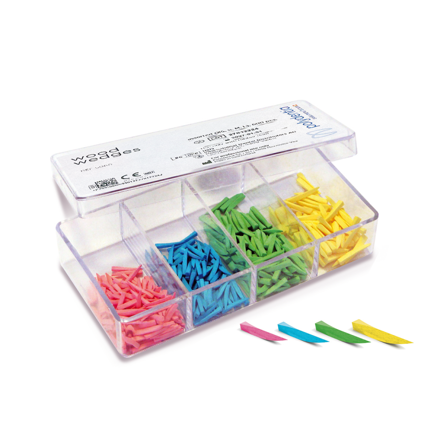 Polydentia Anatomical Interdental Wood Wedges | Curion Canada – Curion ...